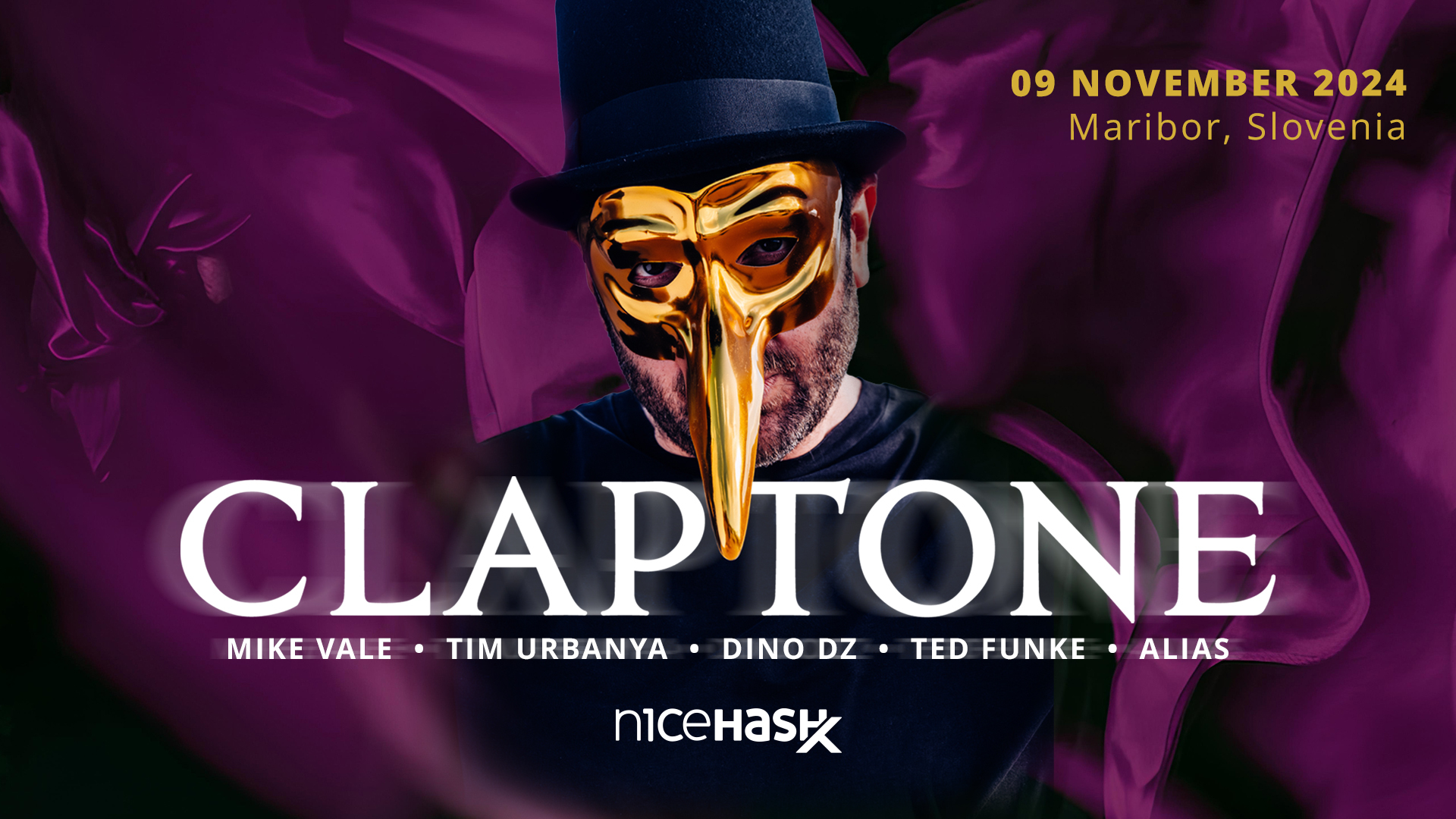 Join us for an unforgettable NiceHashX afterparty with DJ Claptone ...