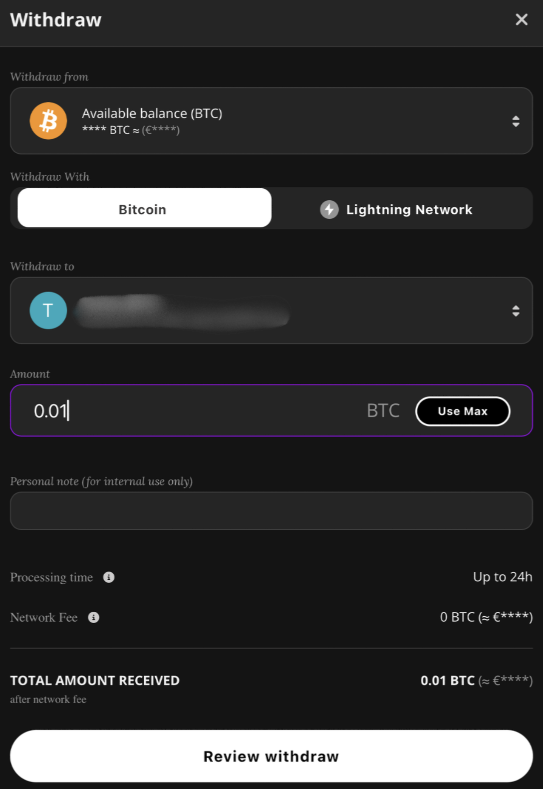 How to withdraw Bitcoin (BTC) | NiceHash