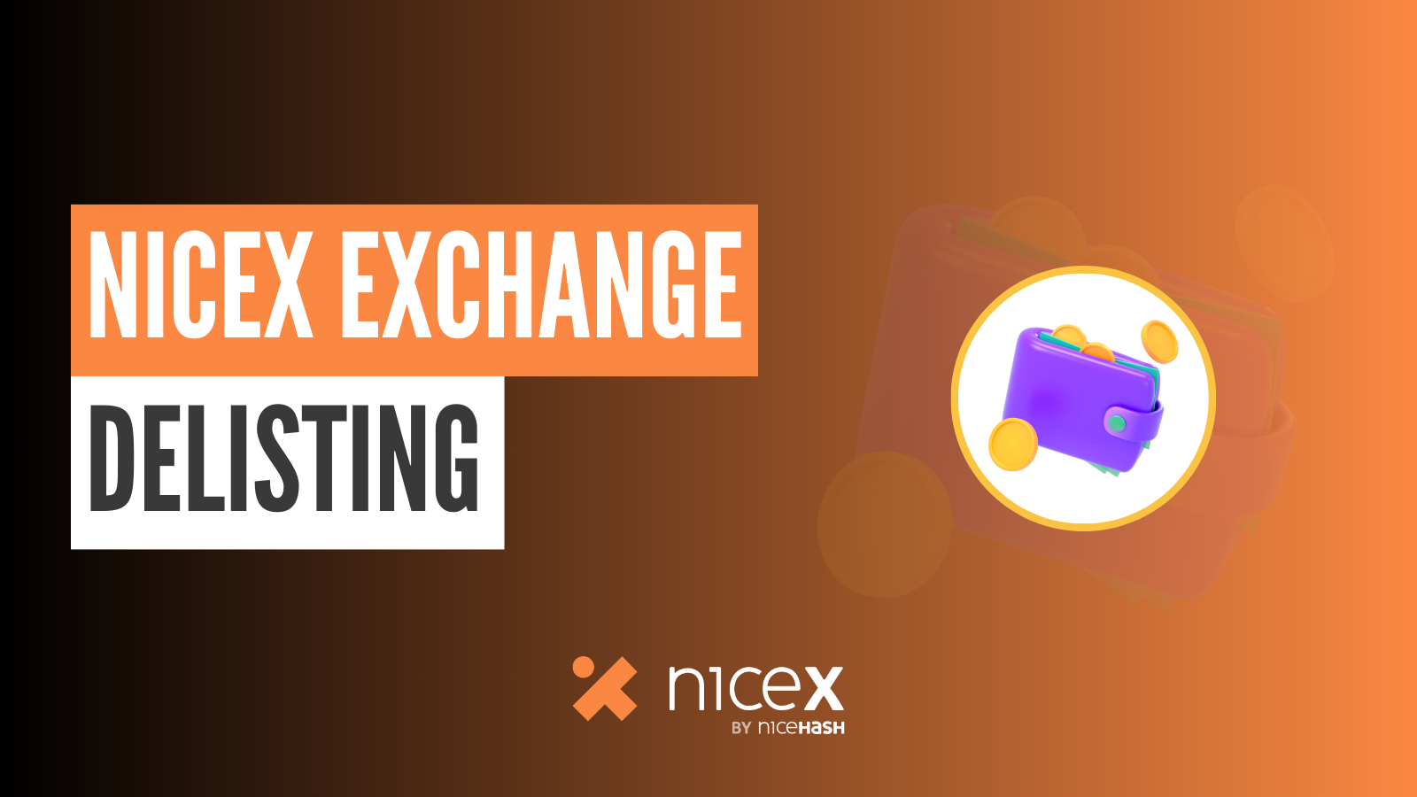 NiceX will close exchange operations on October 22nd | NiceHash
