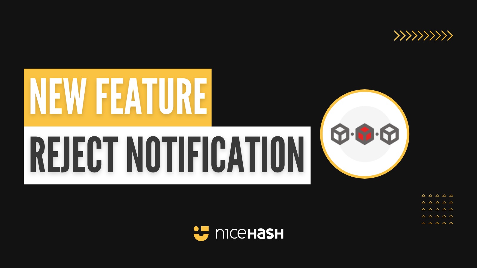 New notification type for high rejected rate. Enable now! | NiceHash New notification type for high rejected rate. Enable now! | NiceHash