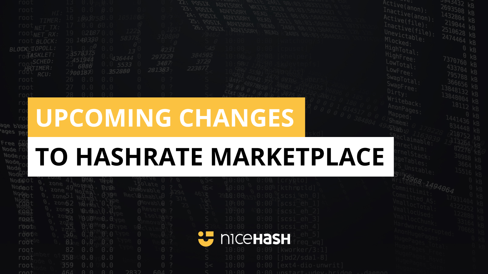 Upcoming changes to the NiceHash Hashrate Marketplace | NiceHash
