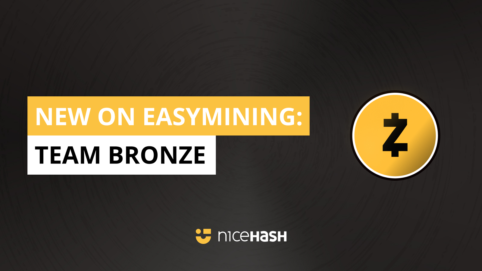 New on EasyMining: Team Bronze | NiceHash