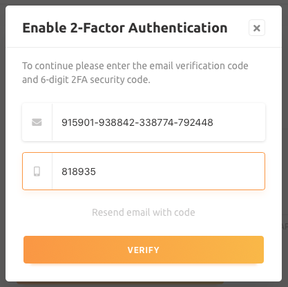 二段階認証の設定方法 | NiceHash