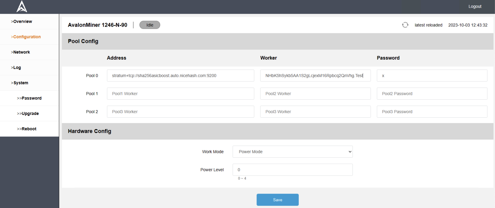 How to connect AvalonMiner ASIC to NiceHash? | NiceHash