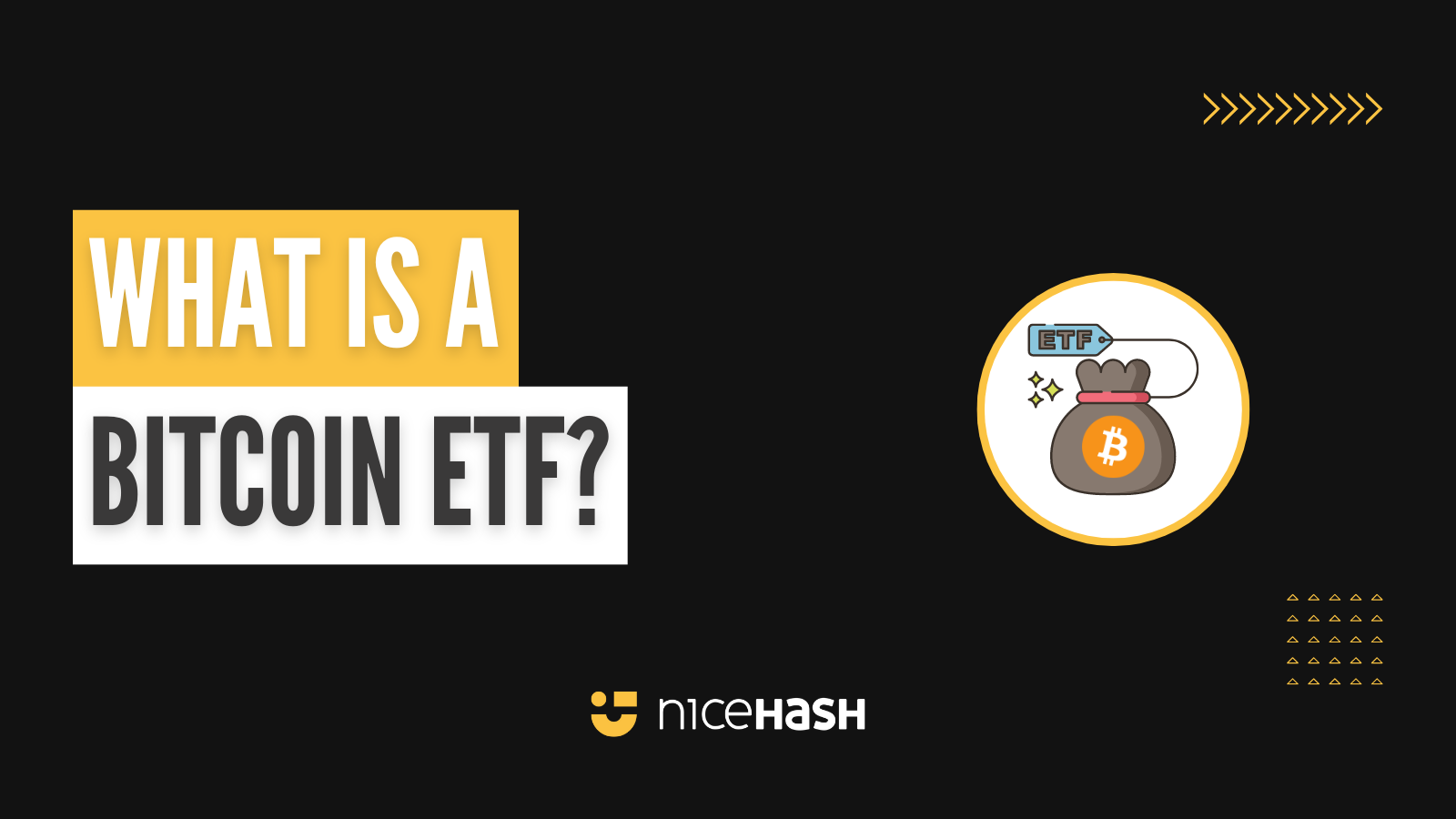 What is a Bitcoin ETF? | NiceHash