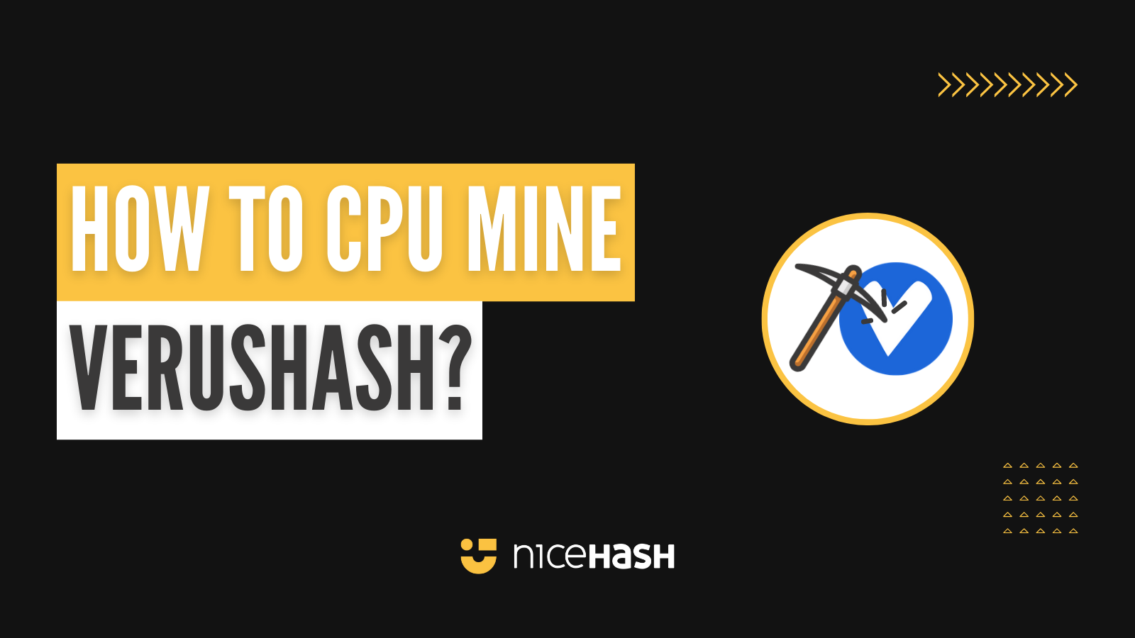 如何在NiceHash平台开始VerusCoin (VRSC)挖矿? | NiceHash 如何在NiceHash平台开始VerusCoin (VRSC)挖矿? | NiceHash