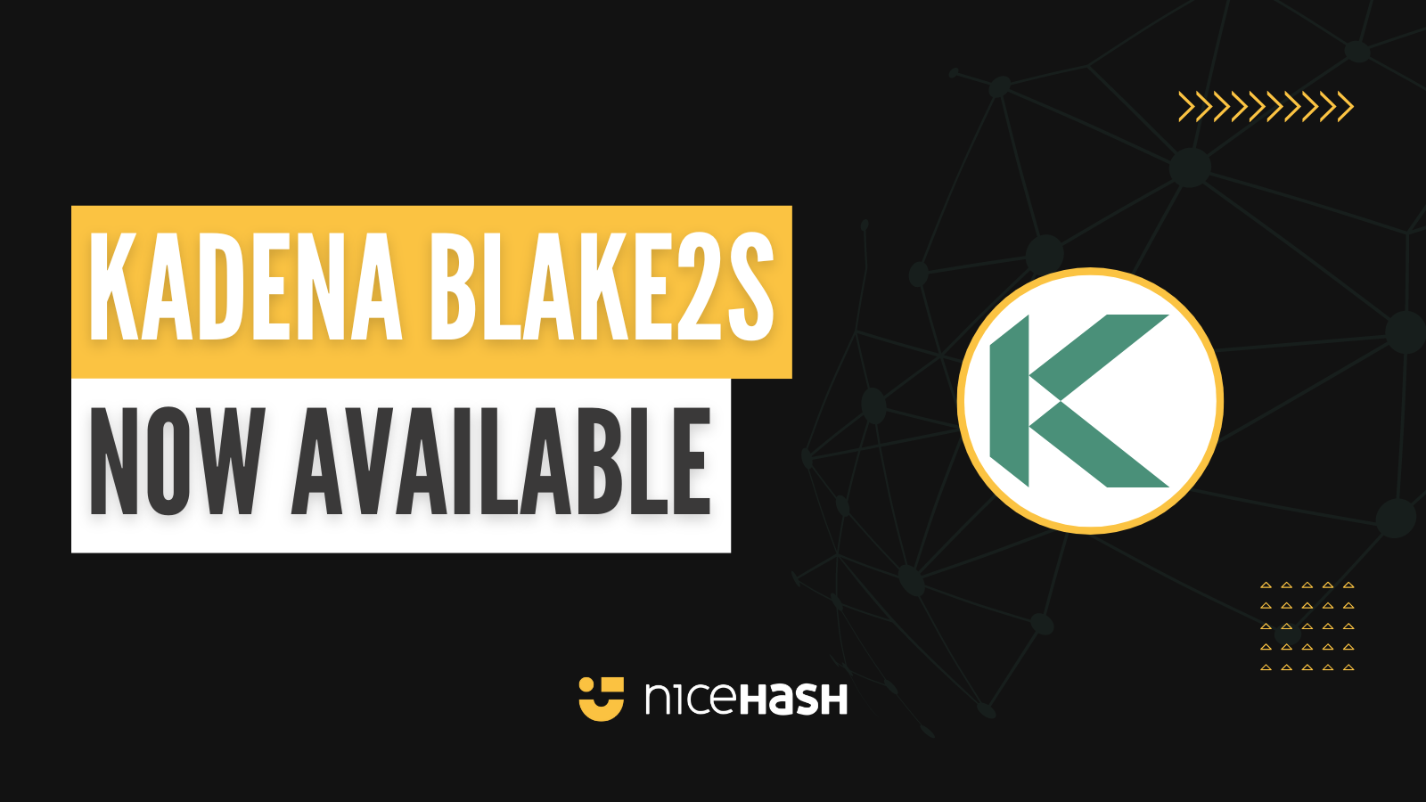 Kadena (Blake2s) algorithm is now supported on NiceHash! | NiceHash