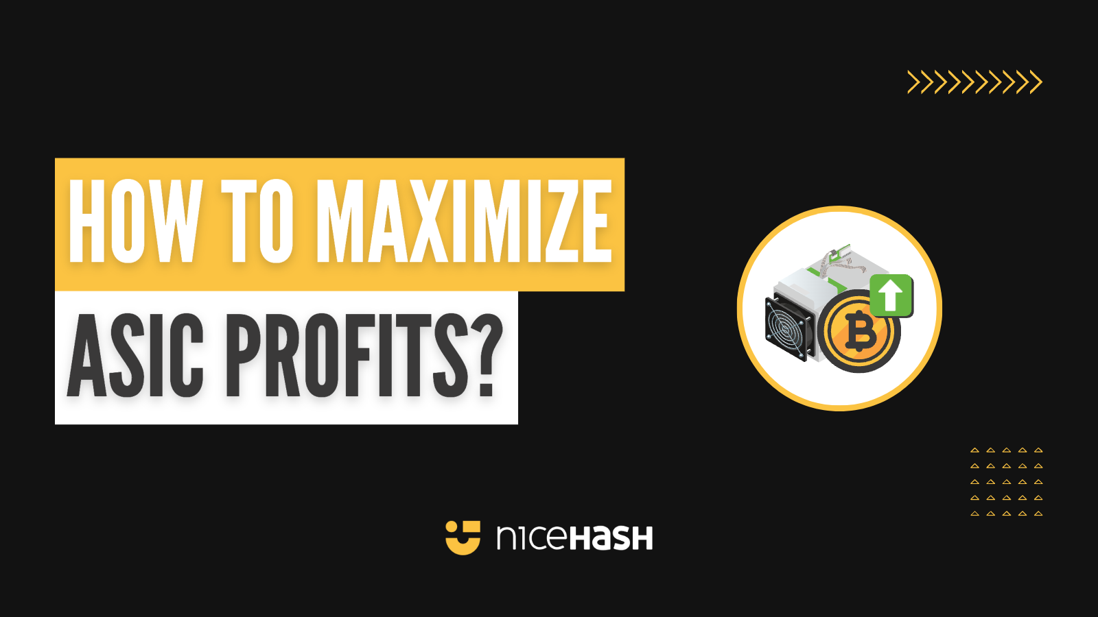 Maximizing Your Profits as an ASIC Miner: A Guide to Using NiceHash ...