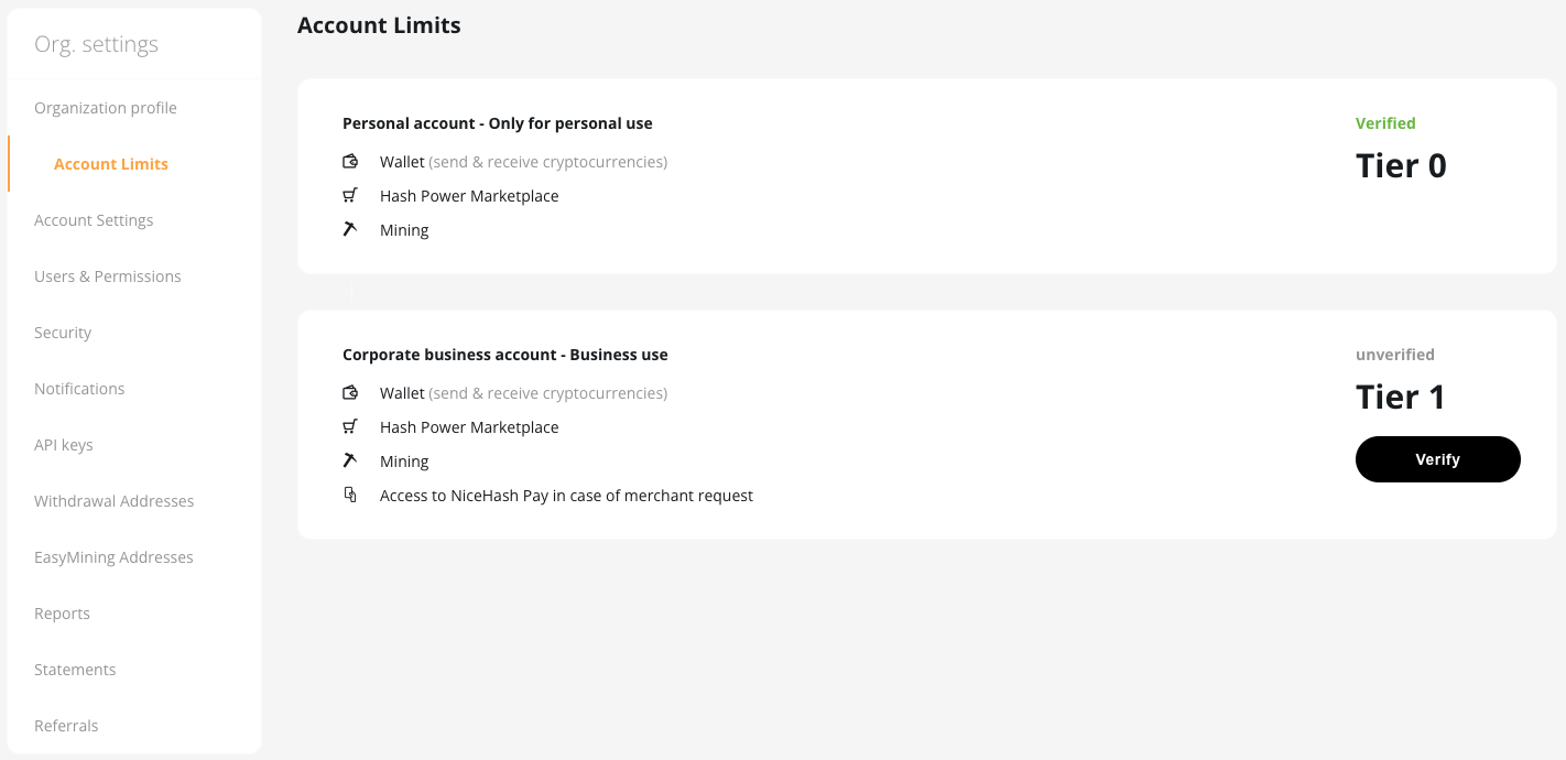 How to complete KYB process? | NiceHash
