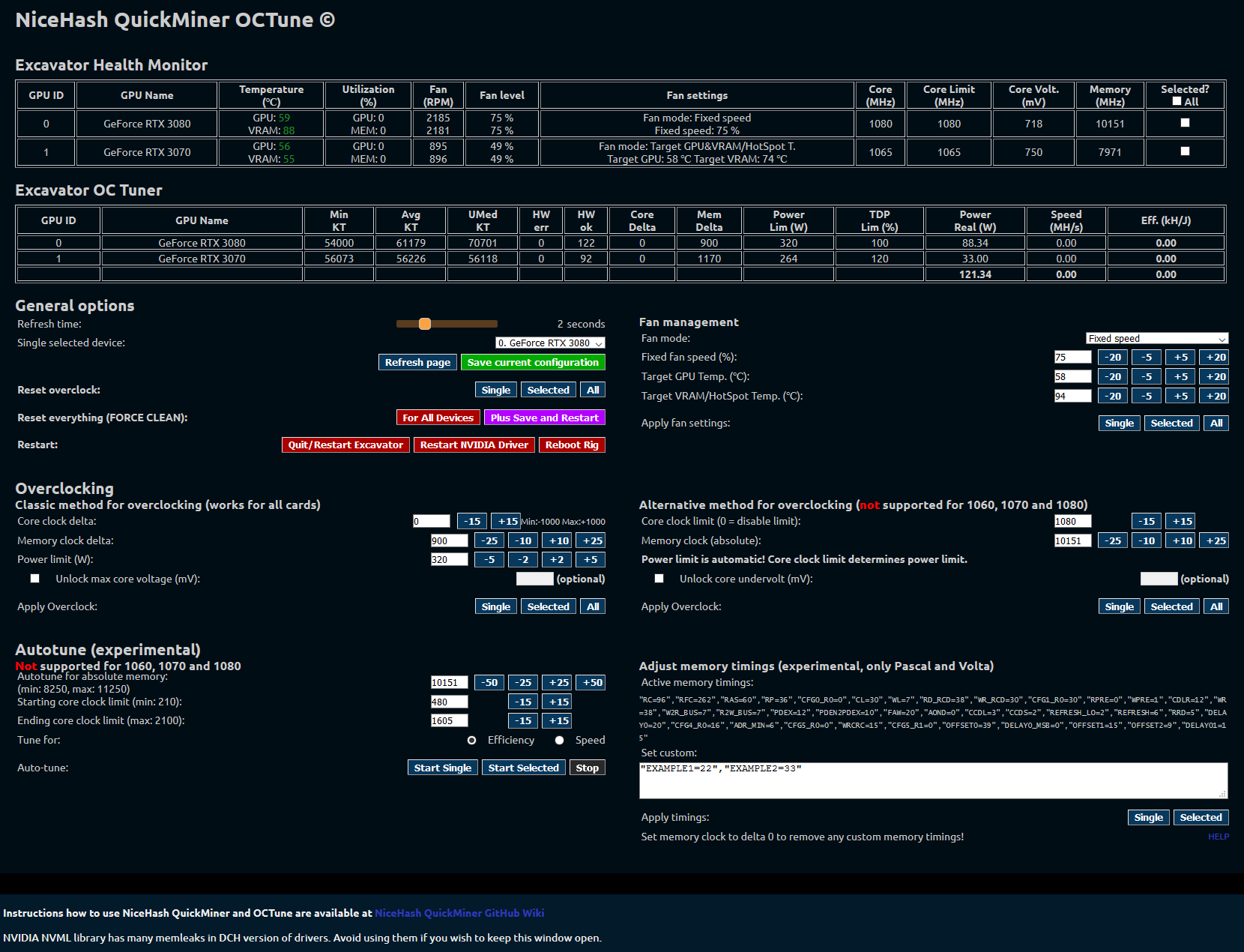 Memory leak when mining with NVIDIA GPUs | NiceHash